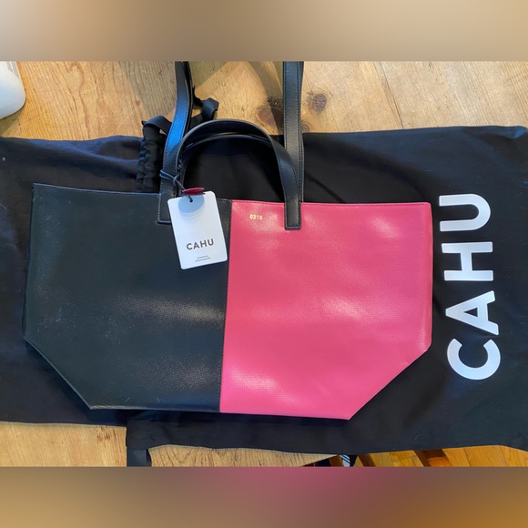 CAHU | Bags | Cahu Paris New Le Pratique Small Tote Bag | Poshmark